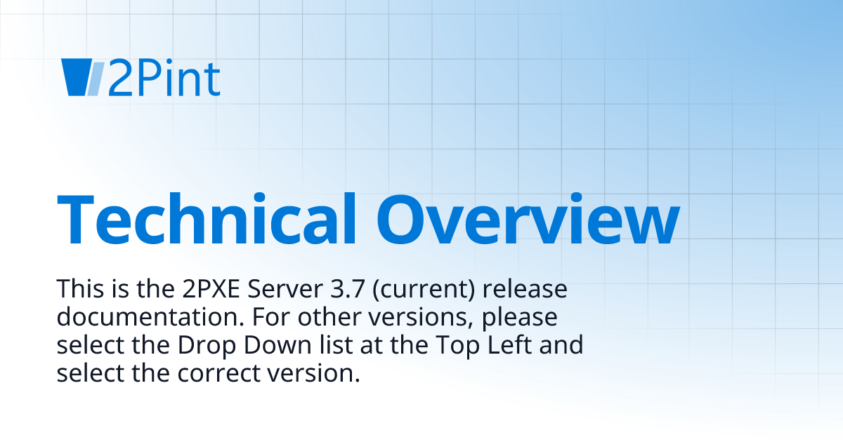 Technical Overview | Product Documentation